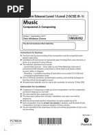 2018 GCSE Eduqas Composition Briefs | PDF | Musical Compositions | Sound