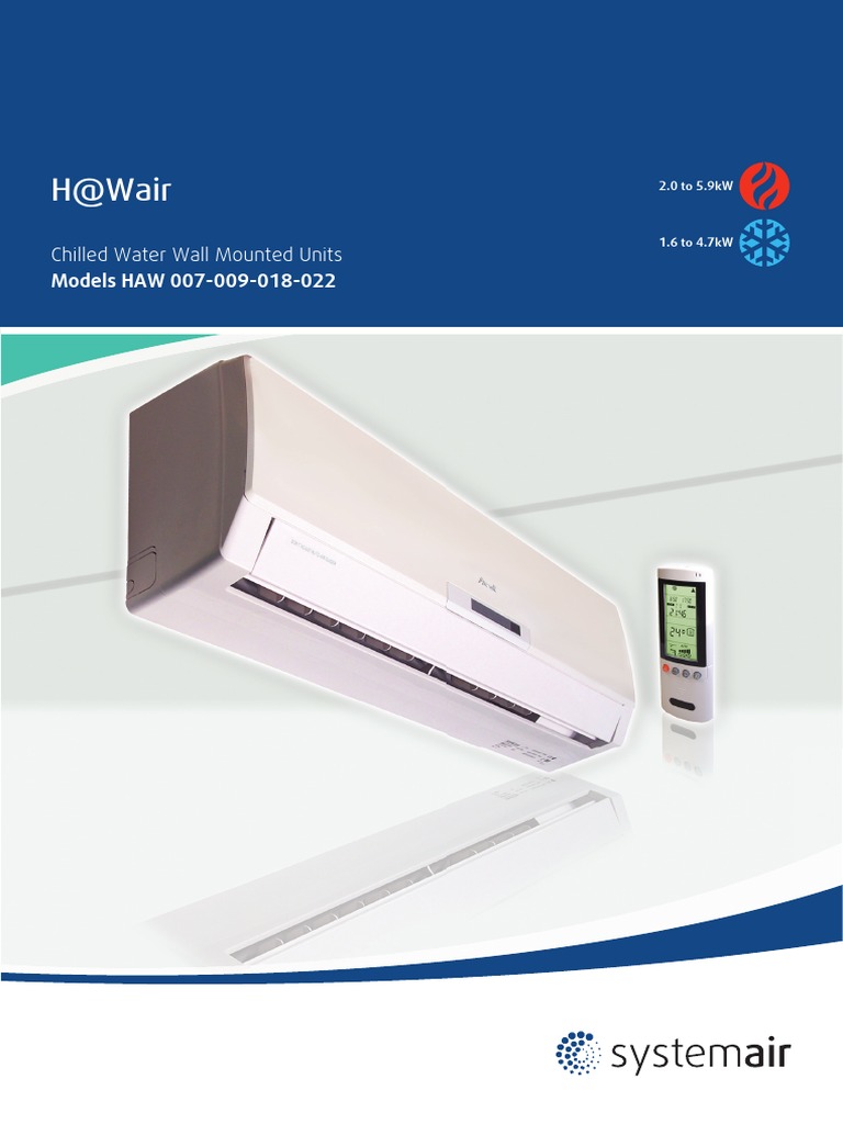 Wall Type AC Unit | PDF | Air Conditioning | Infrared