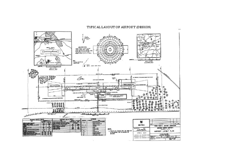Typical Airport Design Layout Guide | PDF