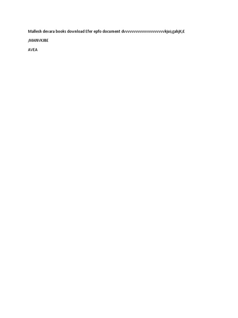 Mallesh Devara Books | PDF