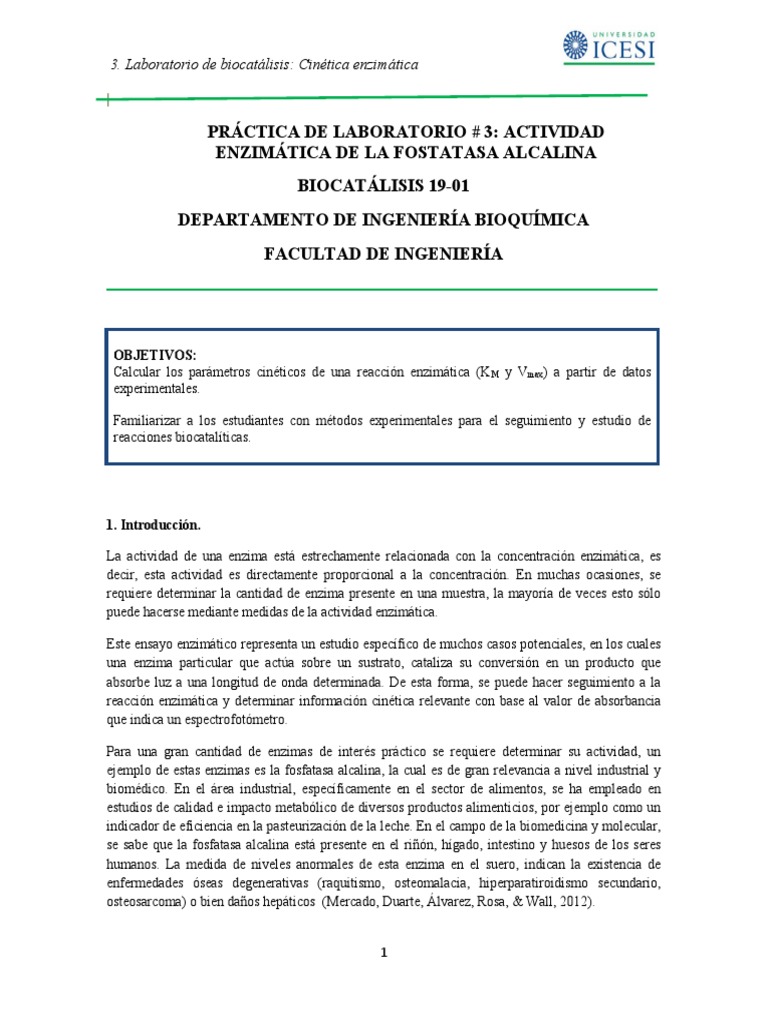 Biocatalisis | PDF | La cinética de enzimas | Enzima