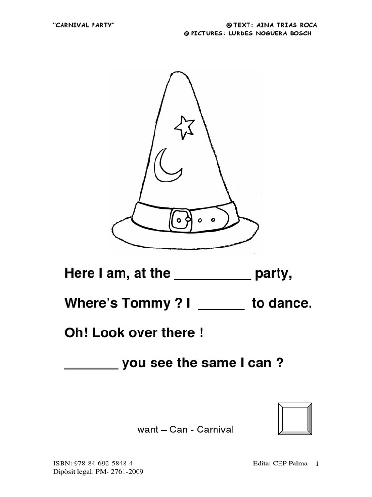 Carnival Fancy Dresses Worksheet PDF | PDF