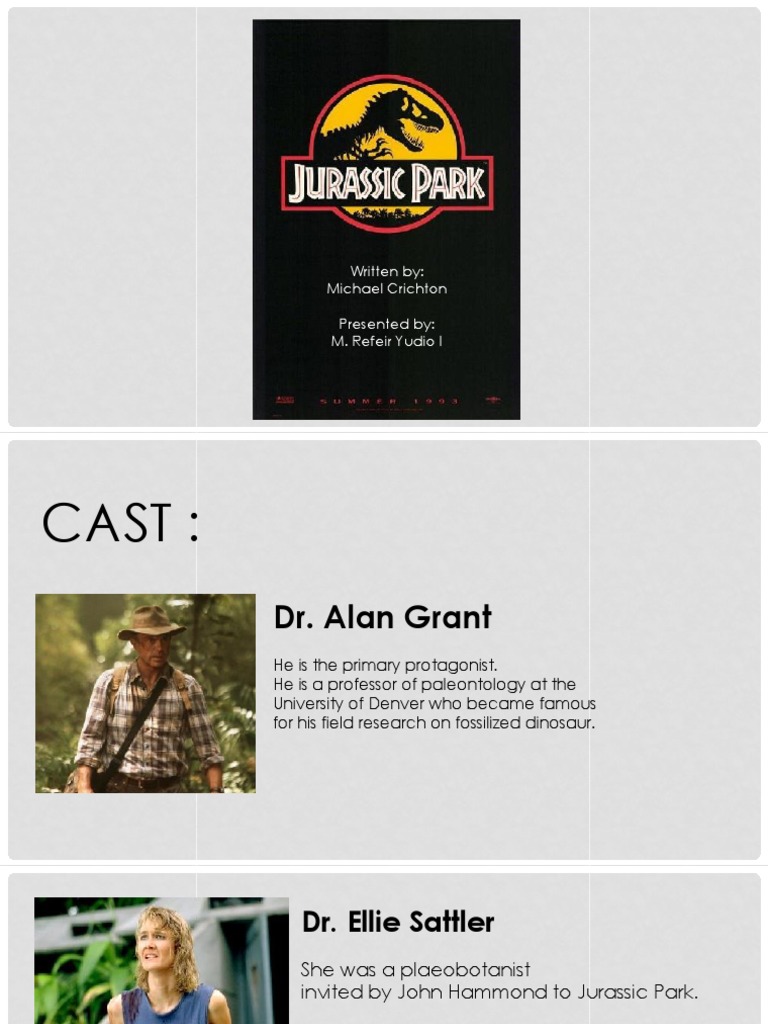 Jurassic Park Summary | PDF