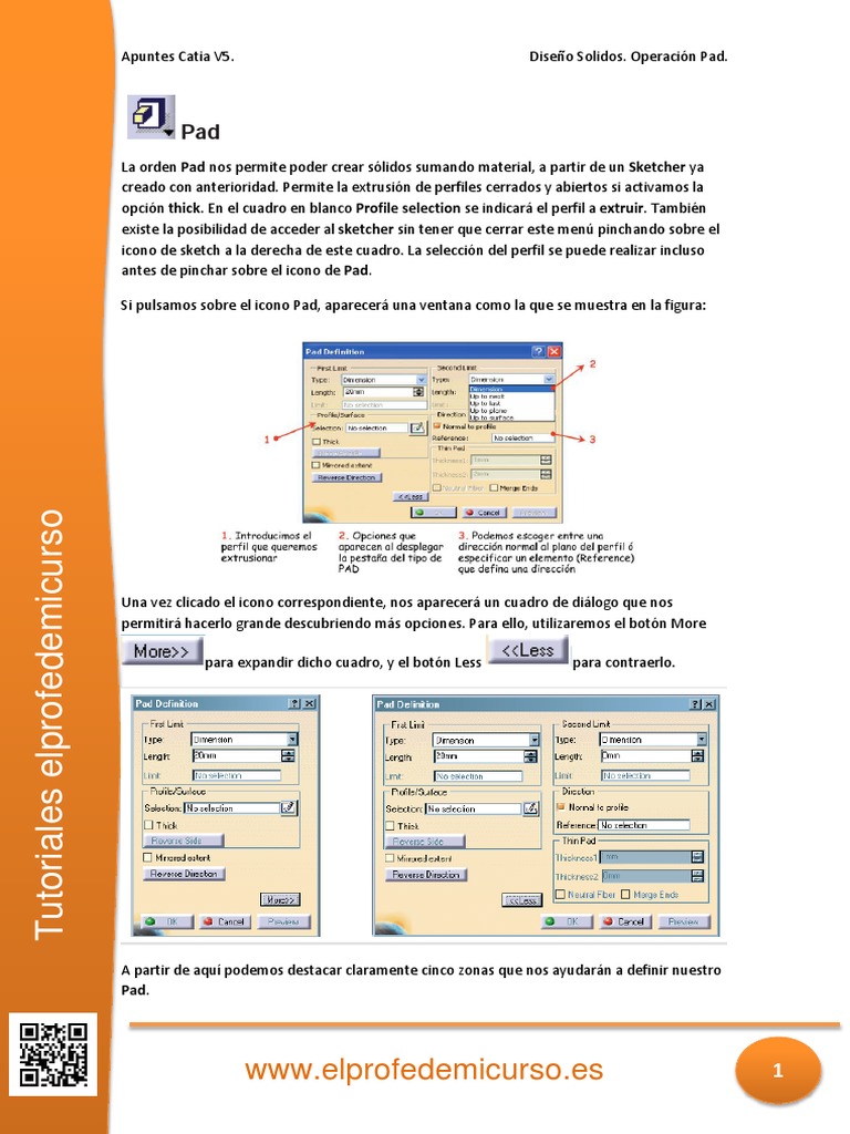 Pad Con CATIA V5 | PDF | Naturaleza