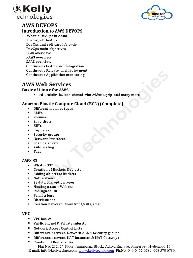 Introduction To AWS DEVOPS | PDF | Cloud Computing | Domain Name System