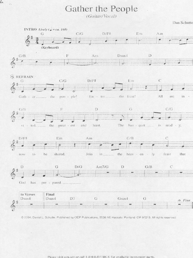 Gather The People | PDF