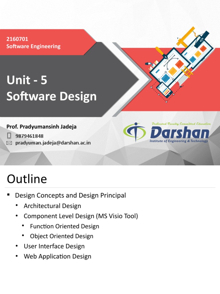 Unit - 5 Software Design | PDF | Component Based Software Engineering | Software Architecture