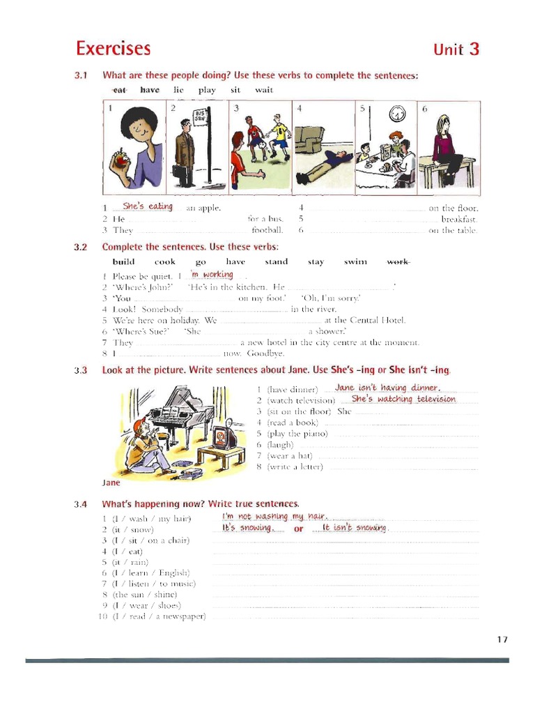 Writing Guide Grammar Excersices | PDF