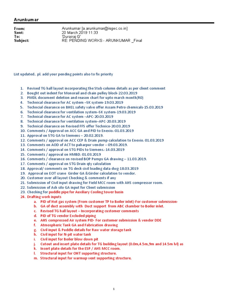 Memo Style | PDF | Mechanical Engineering | Chemical Engineering