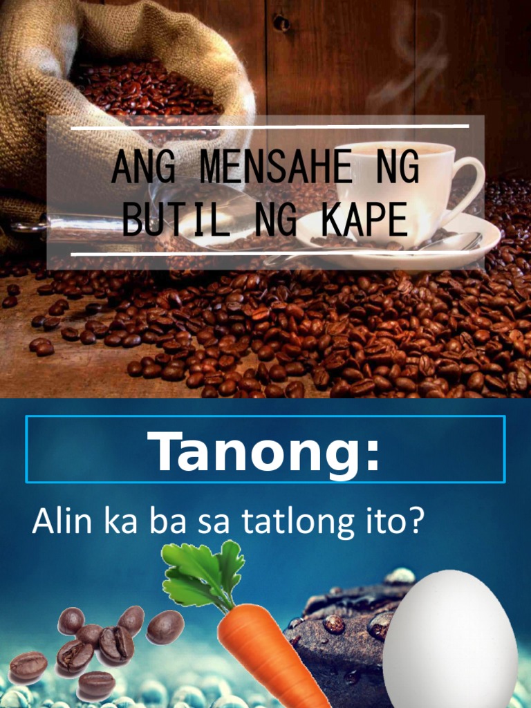 Ang Mensahe NG Butil NG Kape | PDF