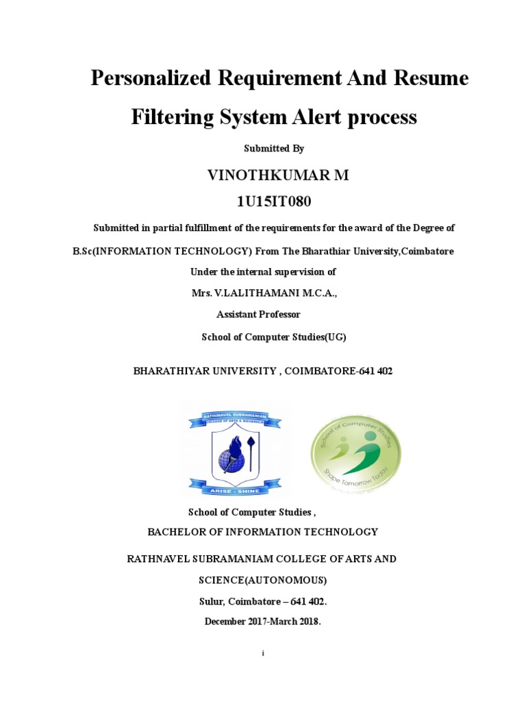 It Project | PDF | Software Testing | Thesis