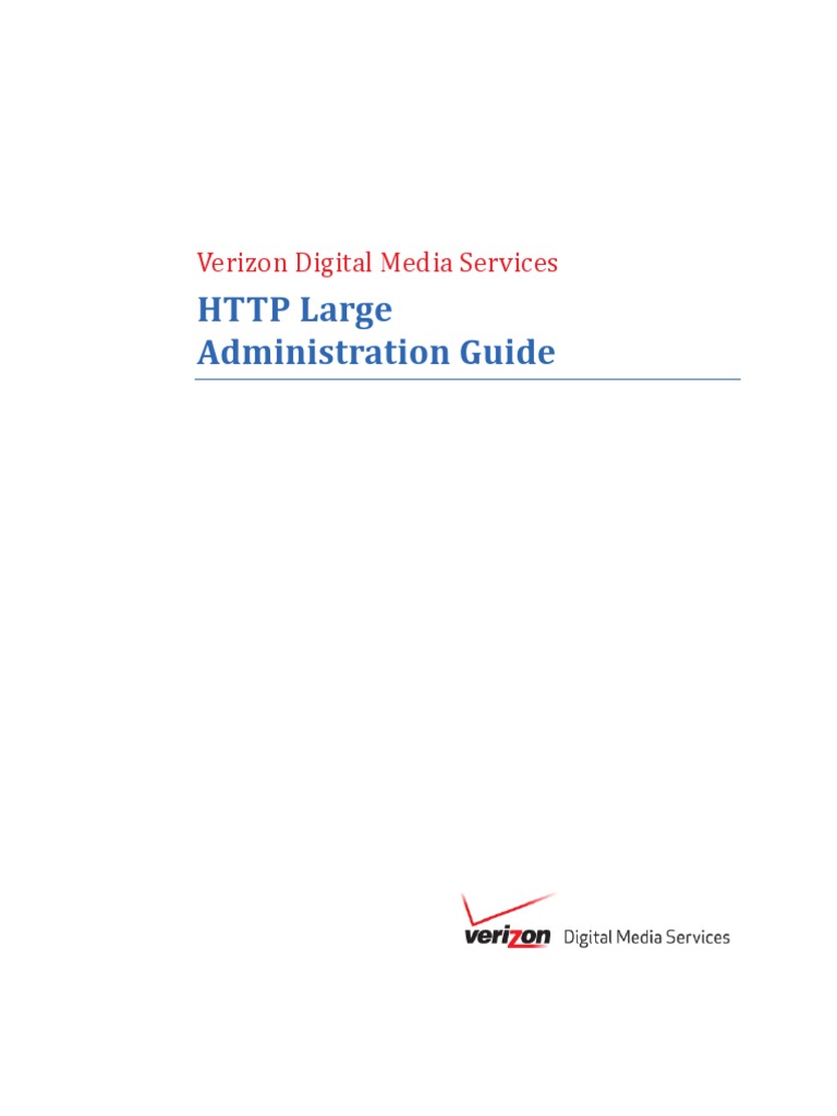 VDMS HTTP Large Admin Guide | PDF | Hypertext Transfer Protocol | Web ...