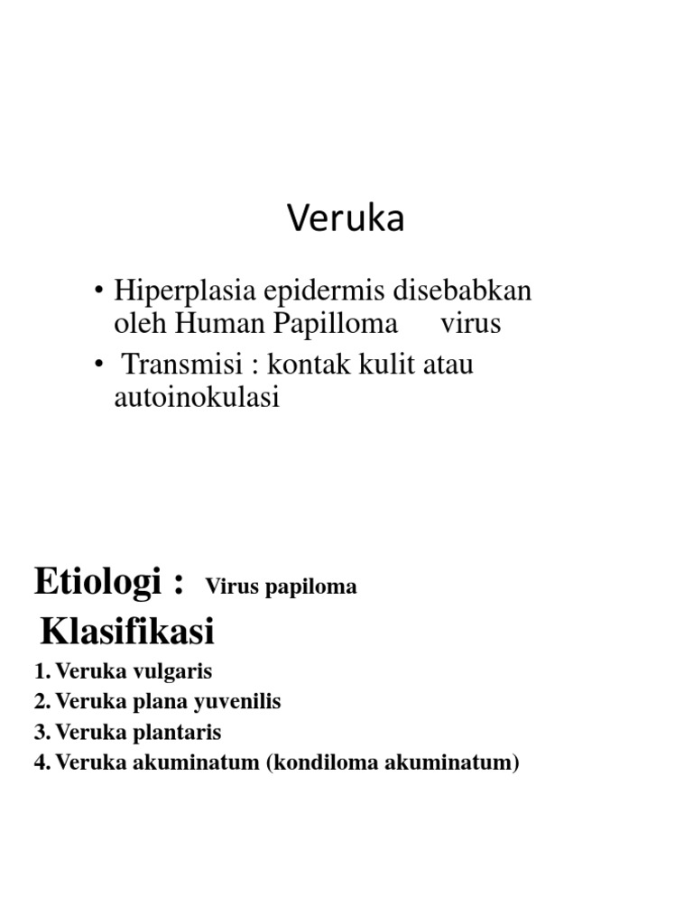 Jenis dan Terapi Veruka pada Kulit | PDF | Sains & Matematika