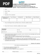 Migration Certificate Form Final | PDF | Affidavit