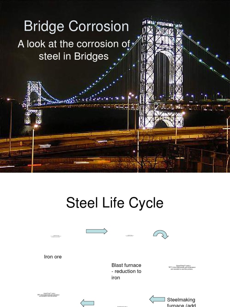 Bridge Corrosion: A Look at The Corrosion of Steel in Bridges | PDF ...