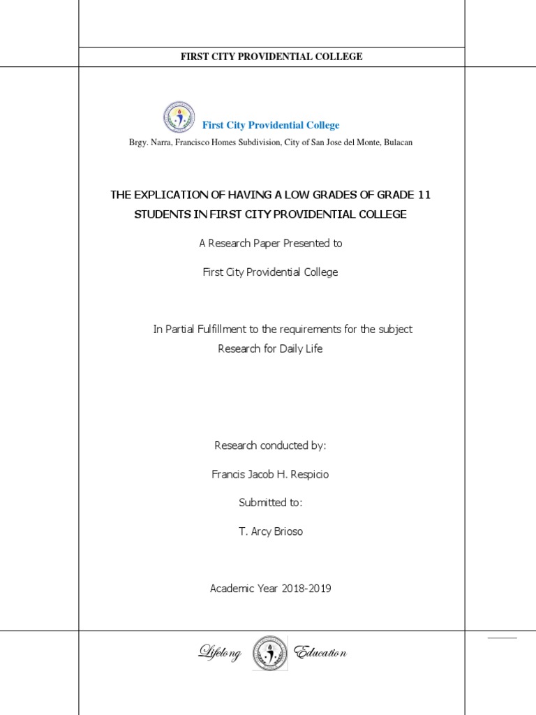 Research Paper Example | PDF | Procrastination | Professional Skills