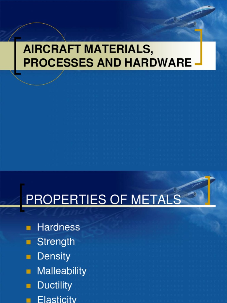 Aircraft Materials, Processes and Hardware PDF | PDF | Welding ...