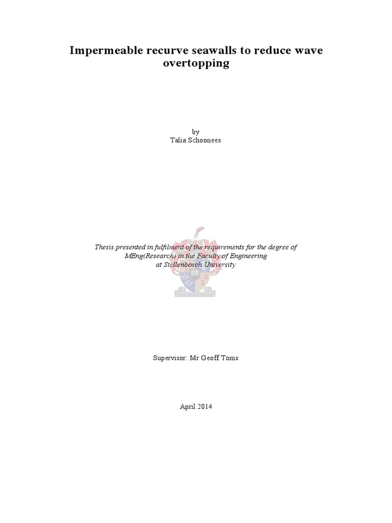 Recurve Sea Wall PDF | PDF | Beach | Sea Level