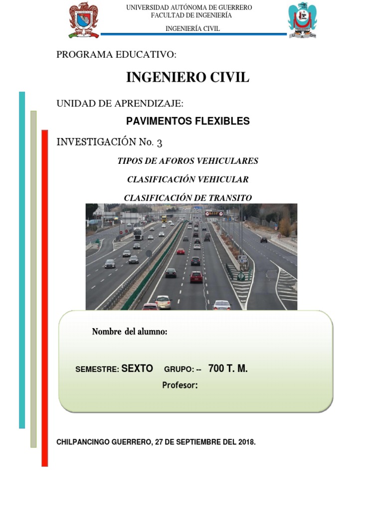 Tipos de Aforo Vehicular | PDF | Ingeniería | Radar