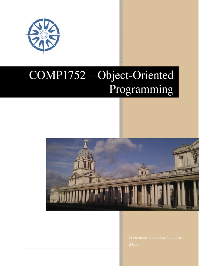 Coursework Report Template COMP1752 - 1819 2 | PDF | Object Oriented Programming | Class ...