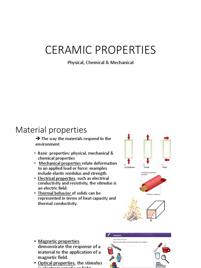 Ceramic Properties | PDF | Fracture | Deformation (Engineering)