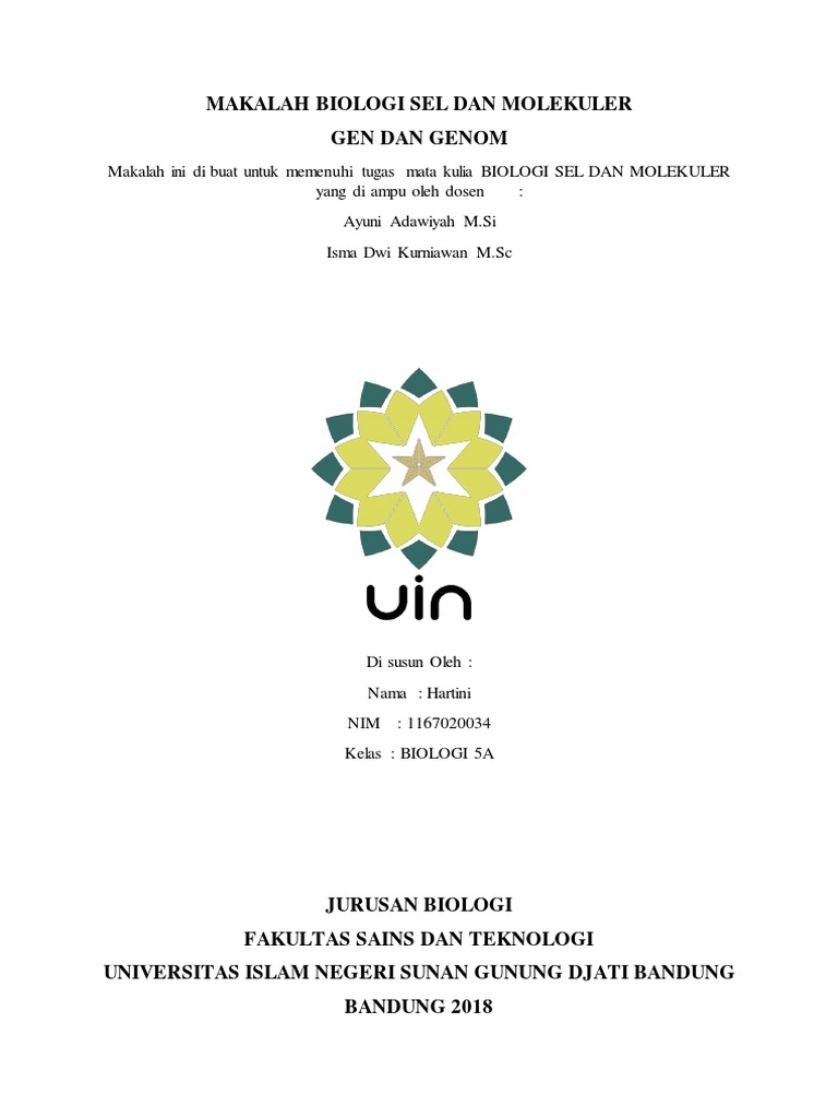 Struktur Gen dan Genom dalam Biologi | PDF