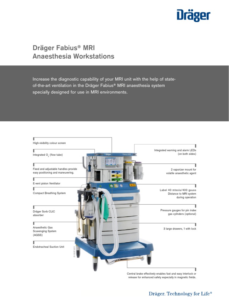 Draeger Fabius MRI_Brochure | Breathing | Nature | Free 30-day Trial ...