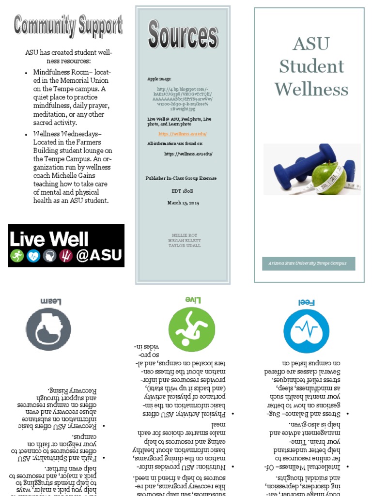 Wellness Brochure | PDF | Arizona State University | Mindfulness