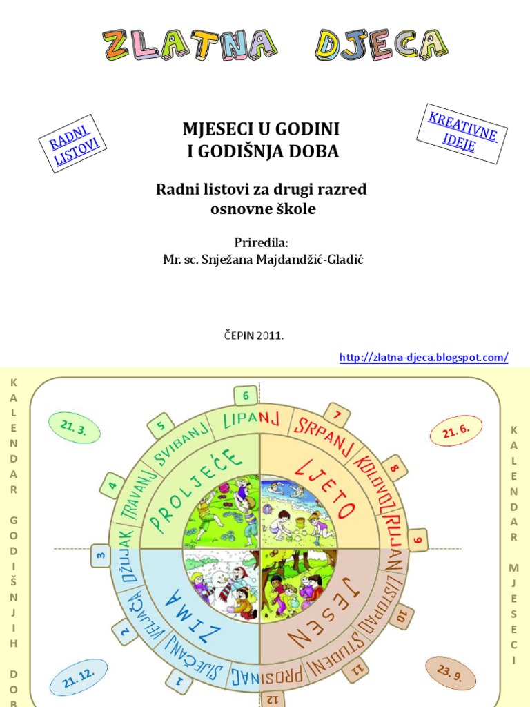 Mjeseci U Godini | PDF