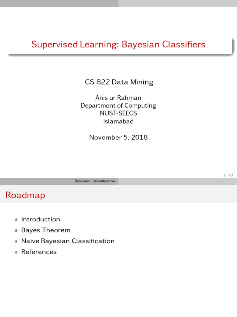 Lesson 33 Supervised Learning Rule Based Classification Download Free Pdf Statistical 