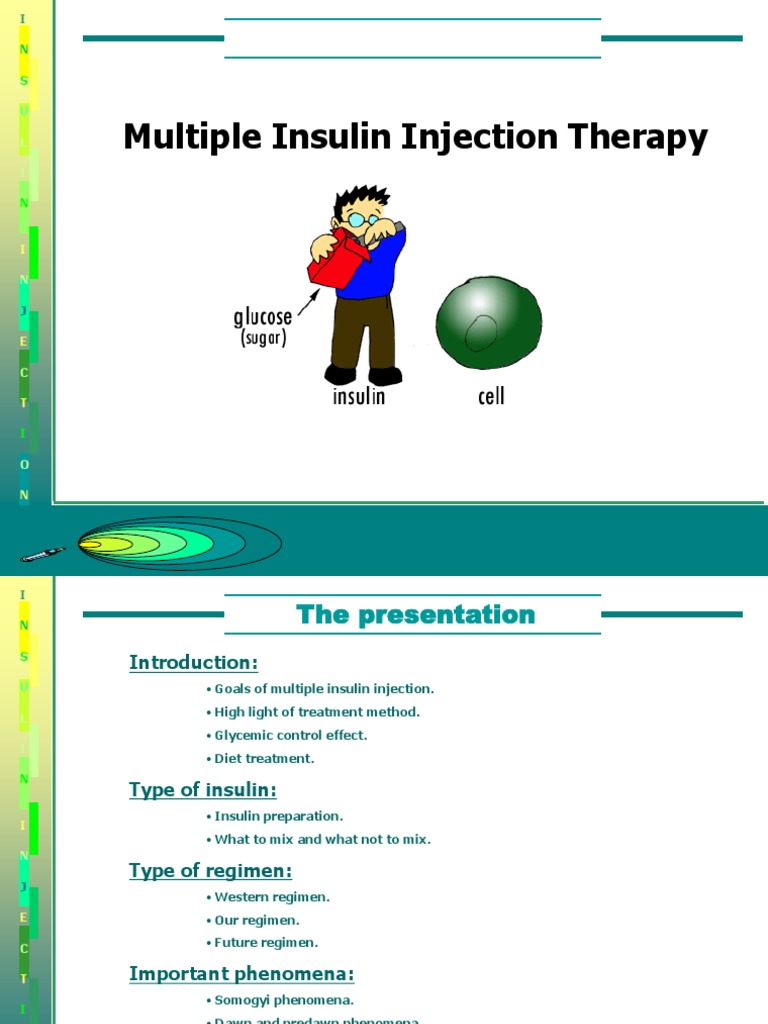 Multiple Insulin Injection Therapy Overview | PDF | Diabetes Mellitus ...