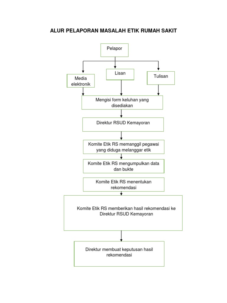 ALUR PElaporan Etik | PDF