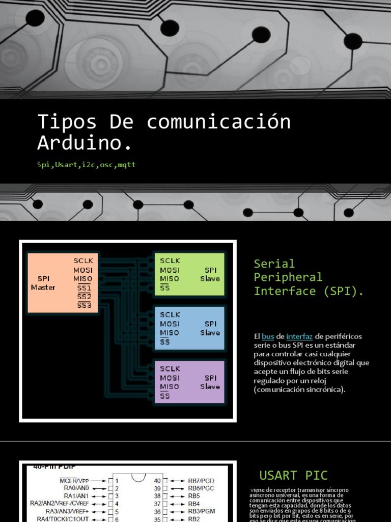 Tipos de Comunicación Arduino | PDF | Redes de computadoras ...
