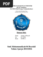 Laporan Kunjungan Industri SMK 2019 | PDF