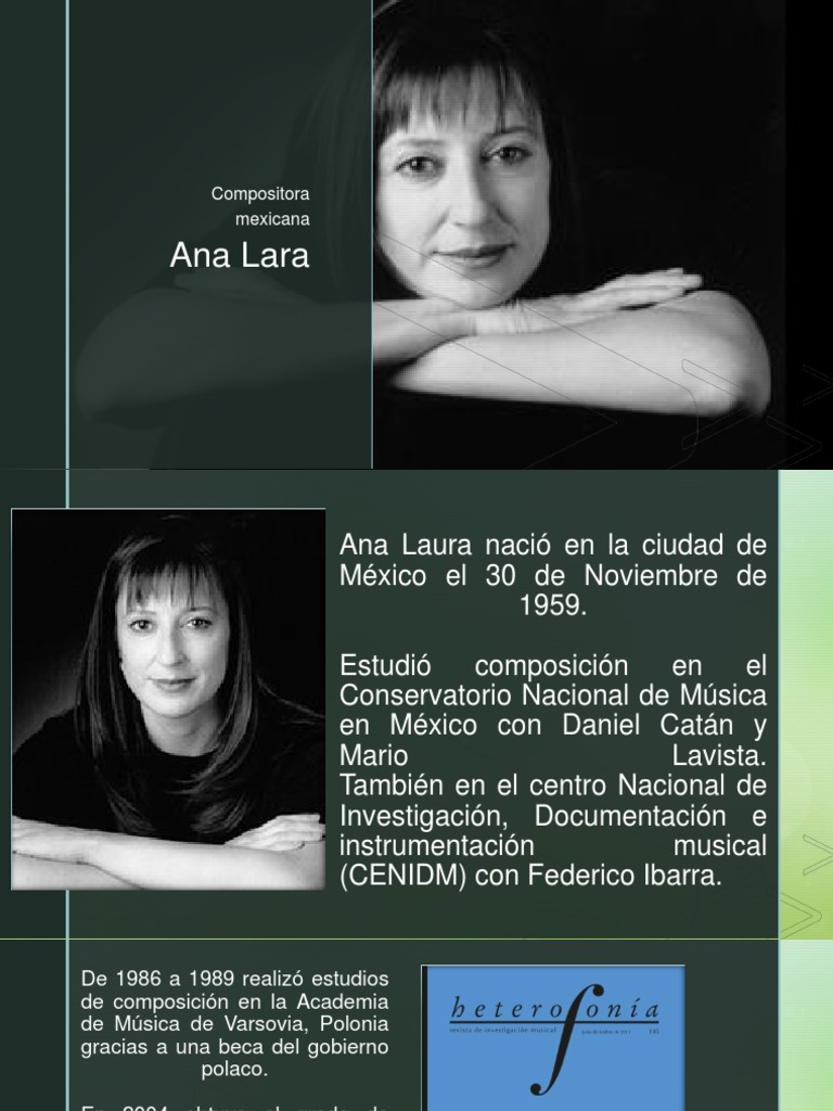 Ana Lara | PDF | Las artes escénicas | Música clásica