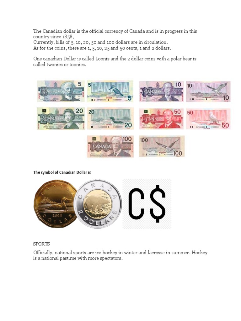 Moneda de Canada | PDF