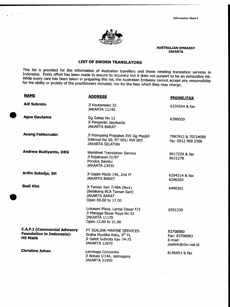 Sworn Translator | PDF