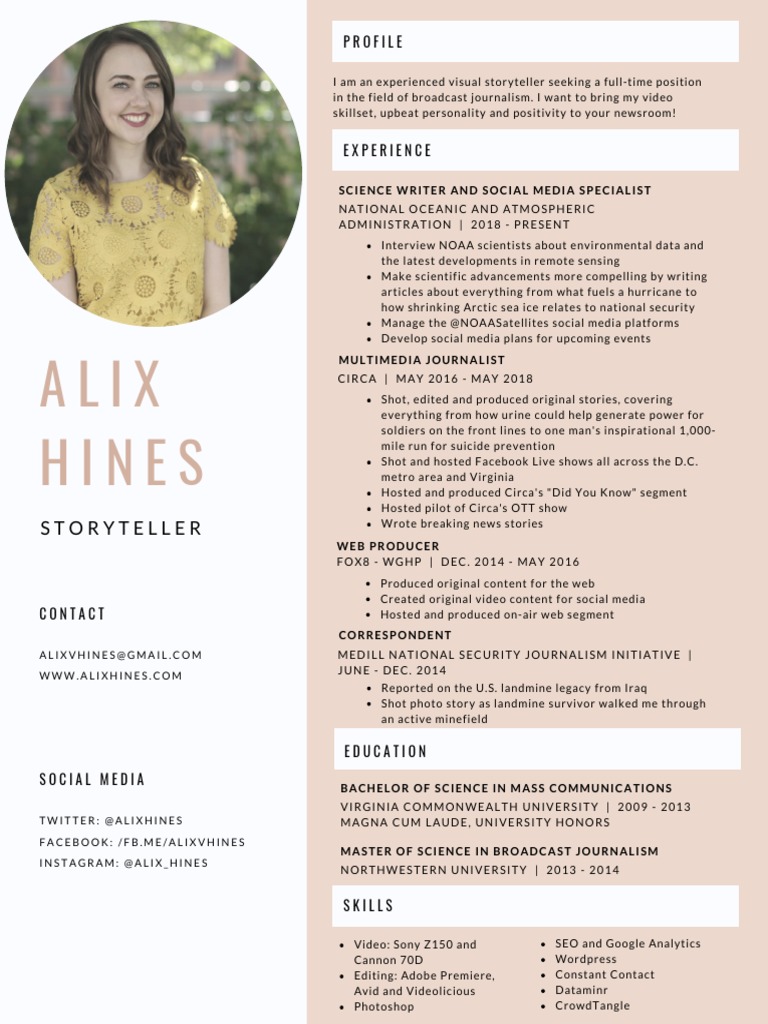 Scribd HINES Resume | PDF | Social Media | Popular Culture & Media Studies