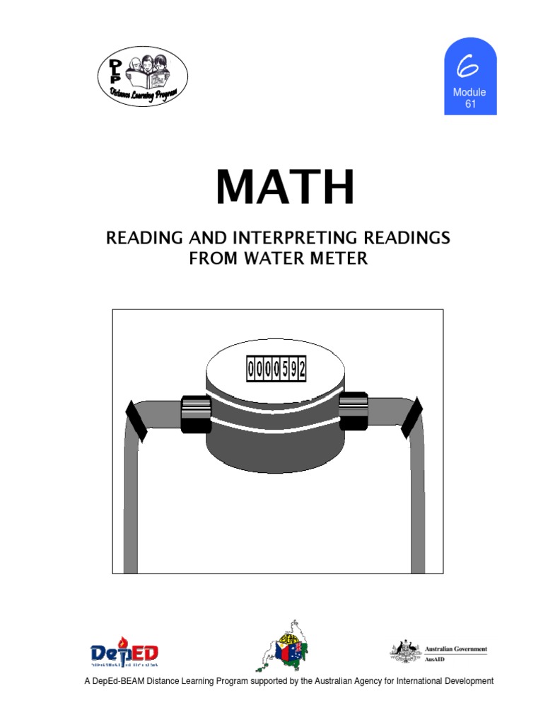 Reading and Interpreting Readings From Water Meter | PDF | Litre ...