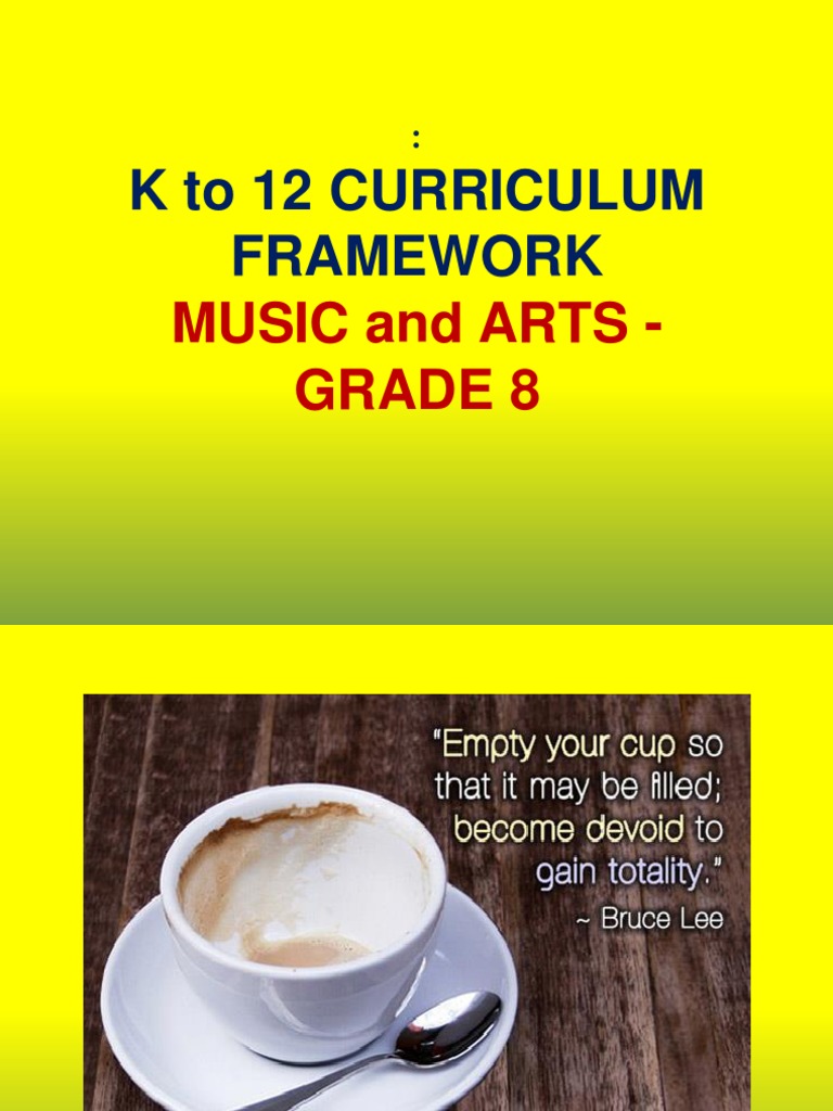 Grade 8 Music and Arts Curriculum Guide | PDF | Music Education ...