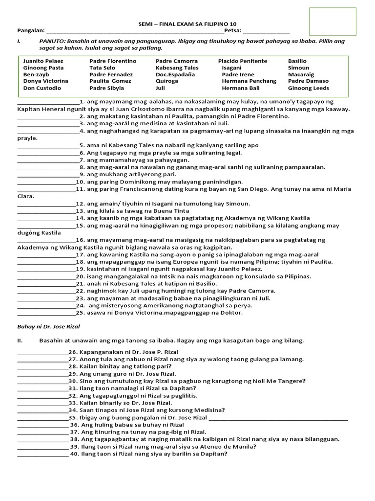 Semi-Final Gr. 10 | PDF