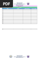 BADAC TEMPLATE - Attendance Sheet | PDF