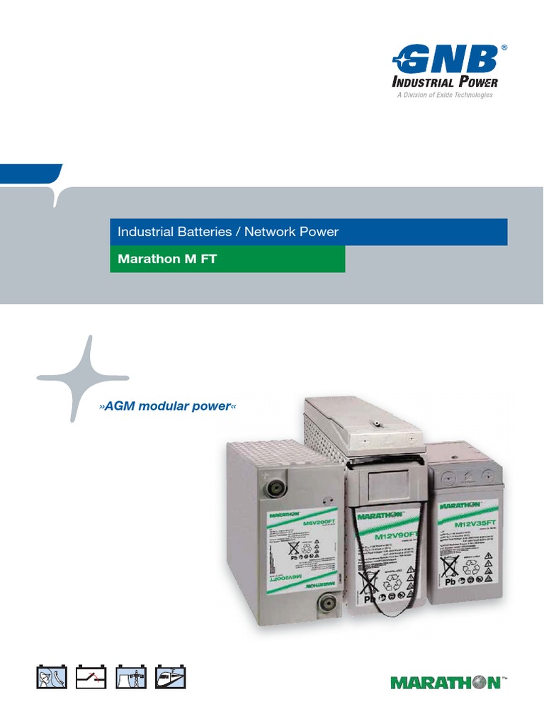 Marathon M FT en PDF | PDF | Electrical Engineering | Energy Storage