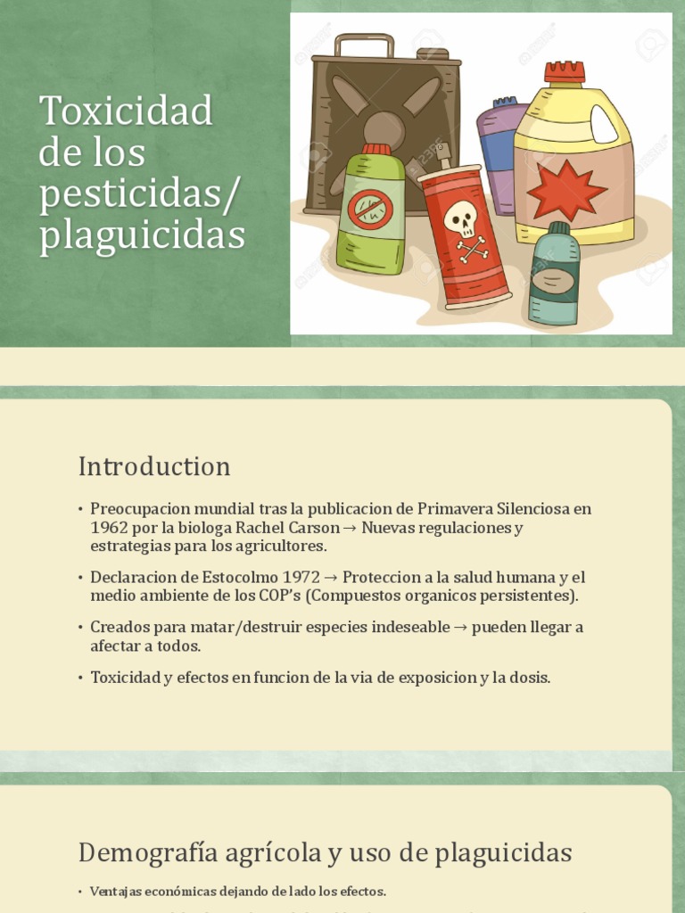 Toxicidad de Los Pesticidas | PDF | Pesticida | Biología