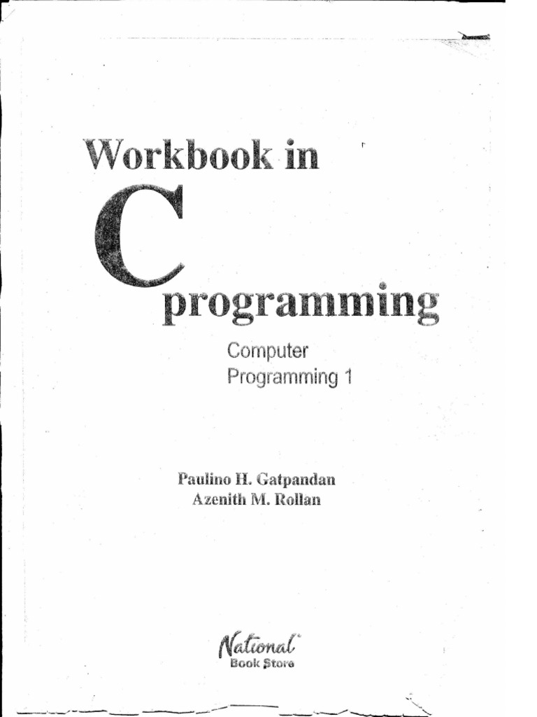 Workbook in C Programming - All Chapters PDF | PDF