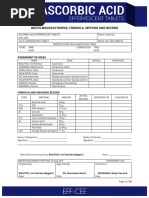 Master Formulation Record Template | PDF | Pharmacy