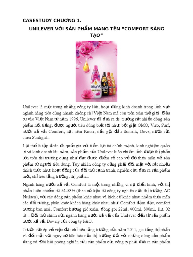 Case Study - Unilever | PDF