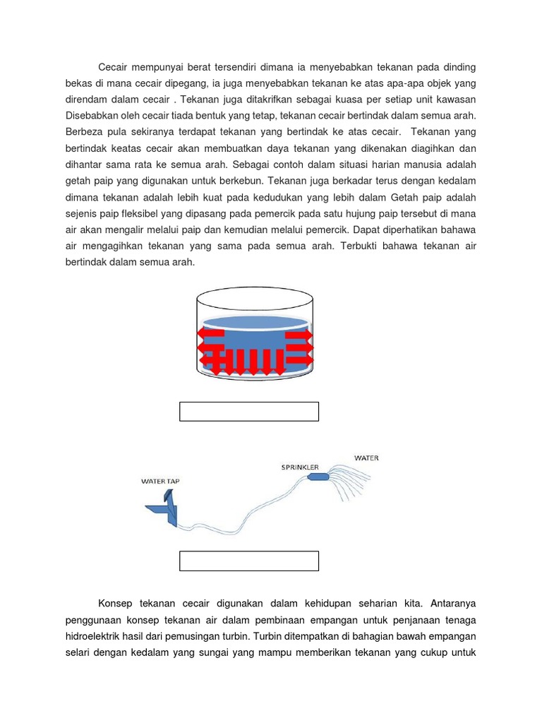 Prinsip Tekanan dan Keapungan Cecair | PDF