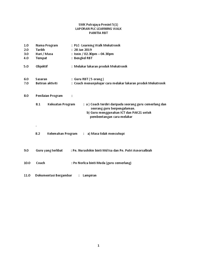Laporan-PLC (1) KHB Lakaran | PDF | Teknologi & Rekayasa