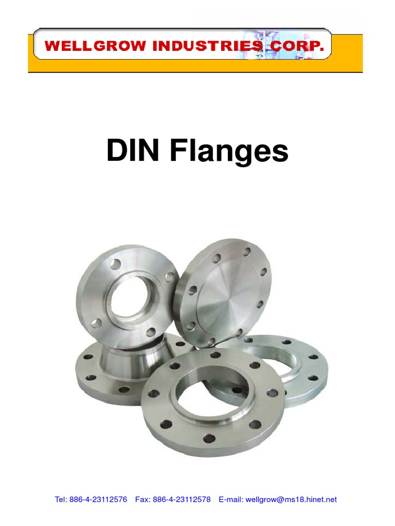 Din Flange PDF | PDF | Plumbing | Gas Technologies